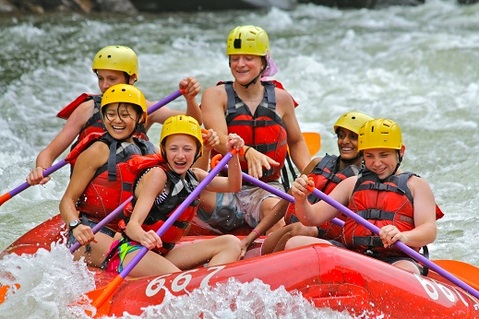 White Water Rafting in the Rain SMA2 2015: Adventure Teen Summer Camp