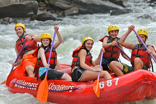 White Water Rafting in the Rain SMA2 2015: Adventure Teen Summer Camp