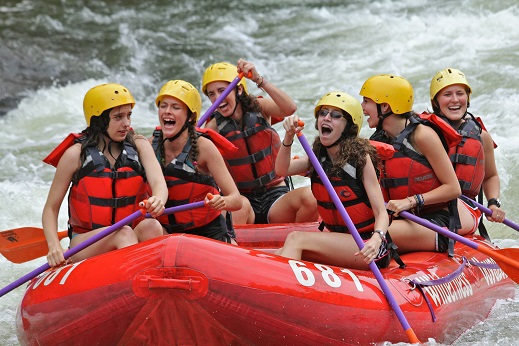 White Water Rafting in the Rain SMA2 2015: Adventure Teen Summer Camp