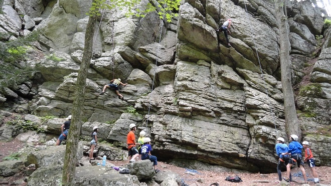 SMA Rock Climbing Summer Camp